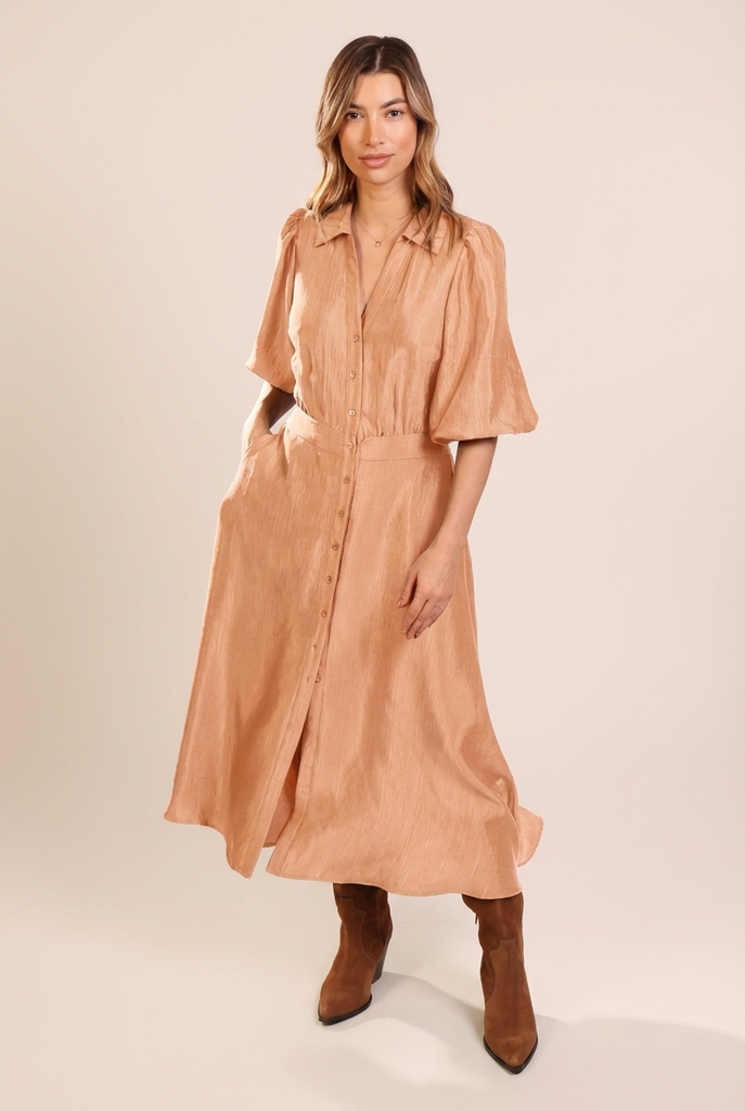Anything Goes Frida Dress in Cream | Traffic People