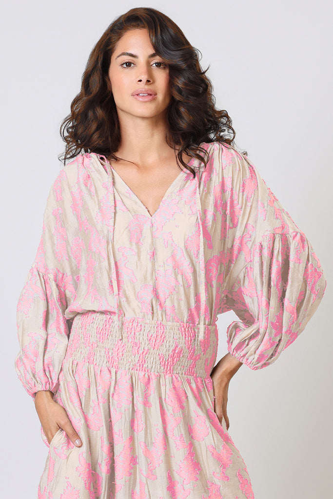 Wisdom & Pearls Trudie Blouse in Cream | Traffic People